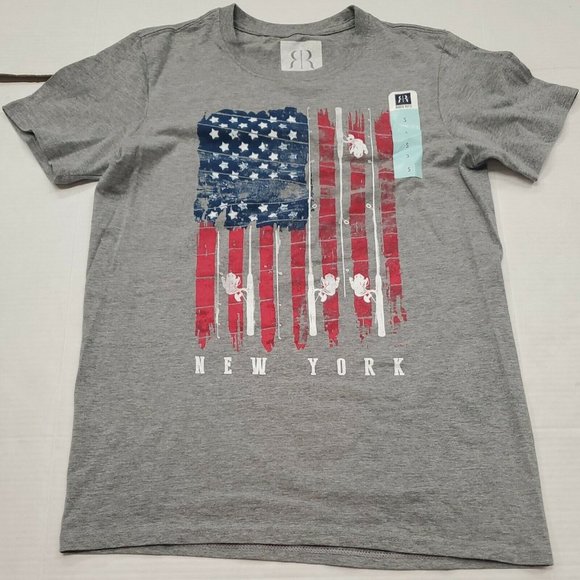 Robin Ruth | Shirts | Nwt Robin Ruth American Flag New York Tshirt S ...